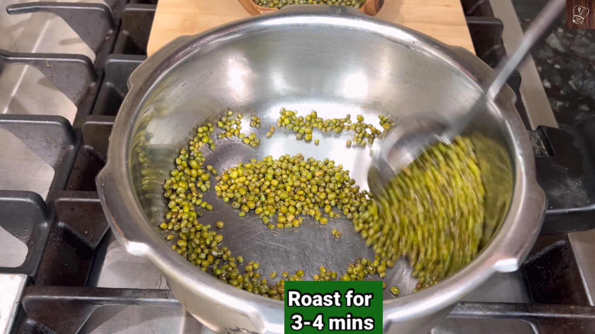 Green Moong dal fry | Green gram curry - Traditionally Modern Food