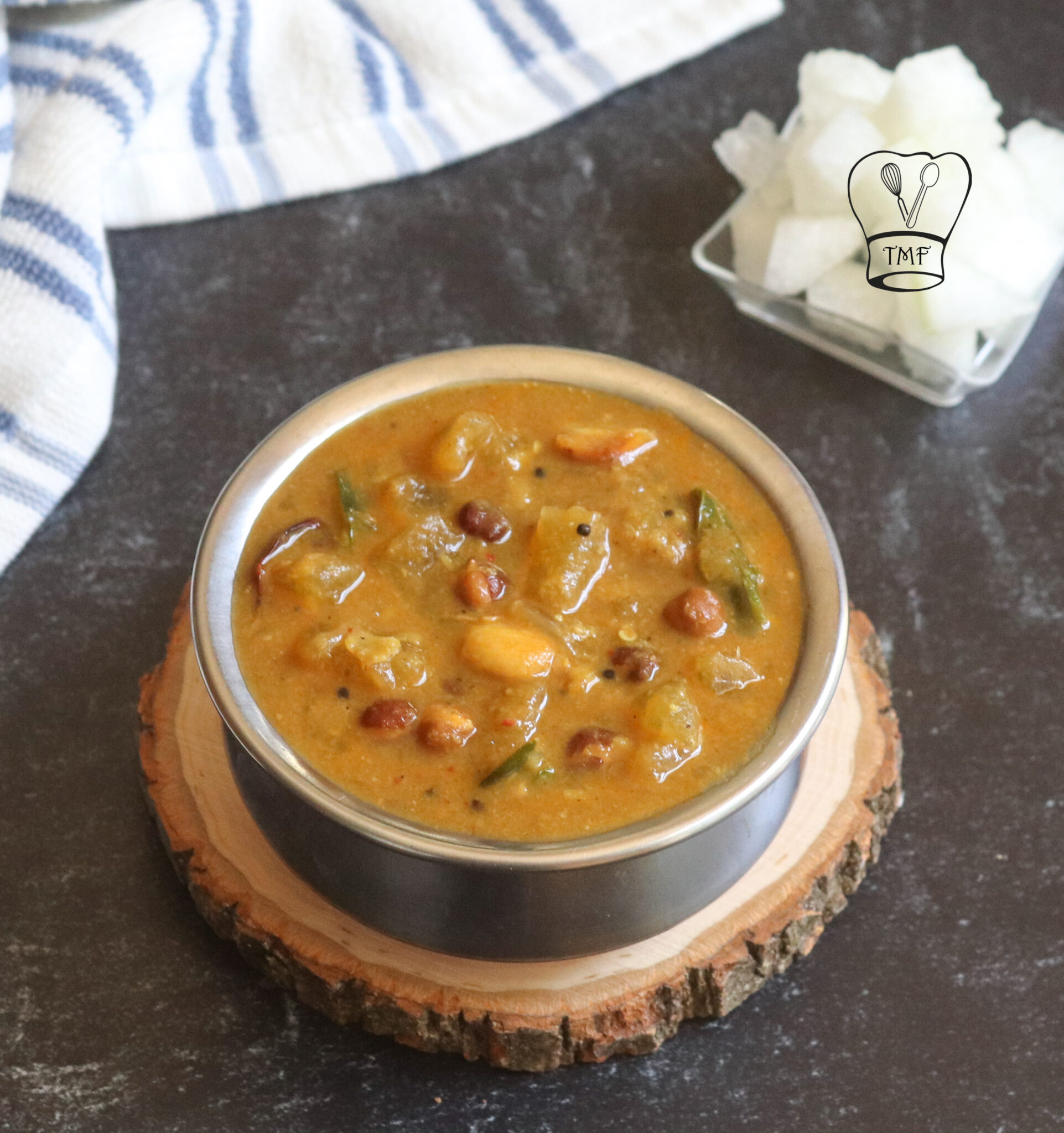 Poosanikai Puli Kootu | Ash gourd kootu - Traditionally Modern Food