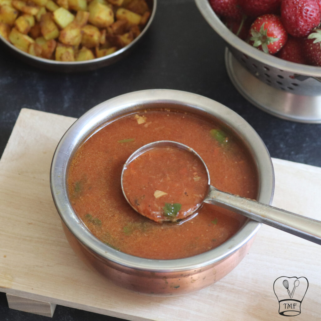 Strawberry Rasam - Traditionally Modern Food