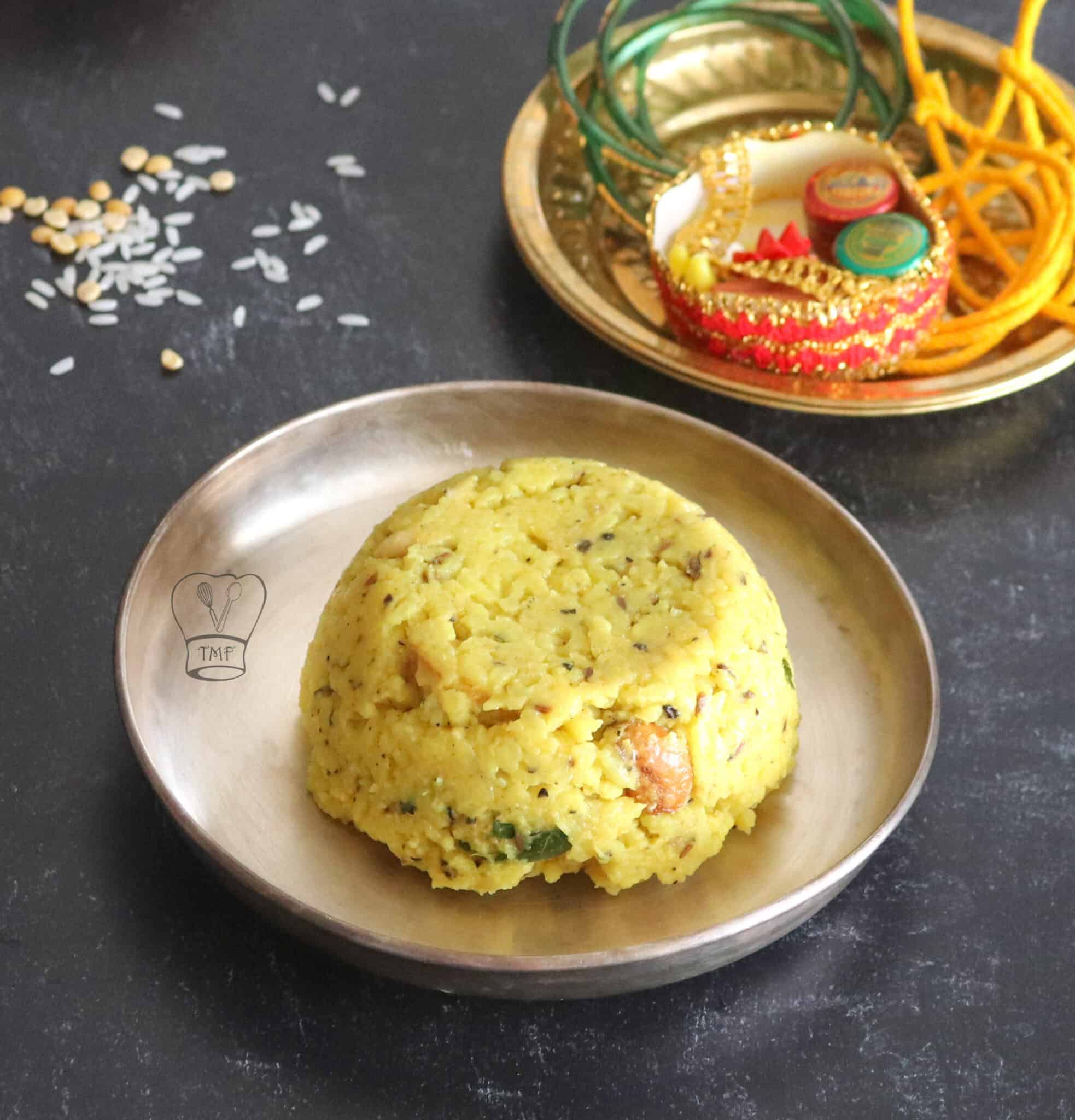 Manjal pongal | yellow pongal - Traditionally Modern Food