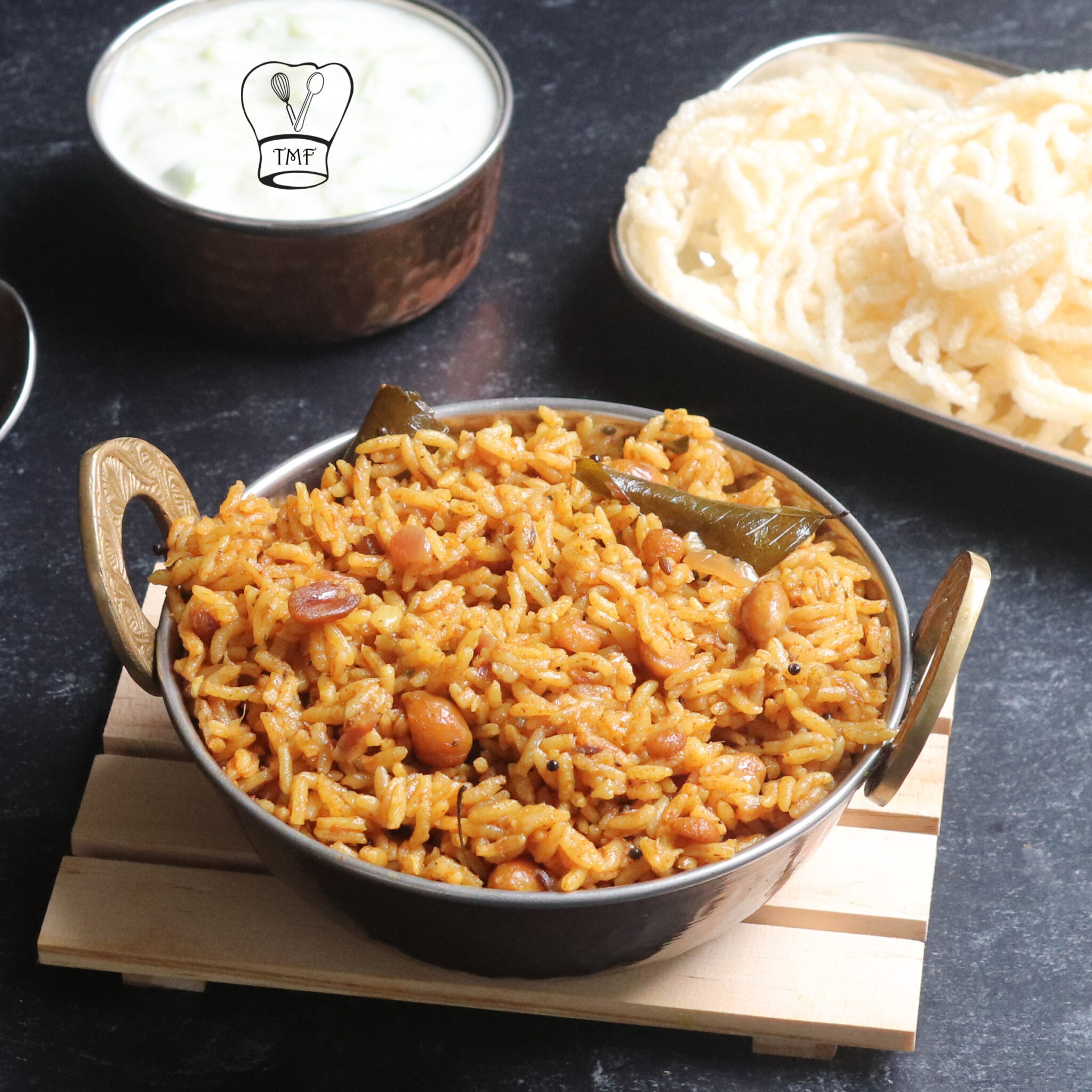 Pressure cooker Puliyodarai | One pot Tamarind rice - Traditionally ...