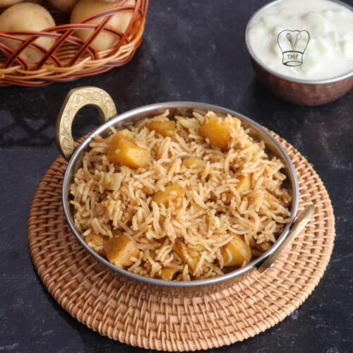 Potato pulao | Aloo pulao - Traditionally Modern Food