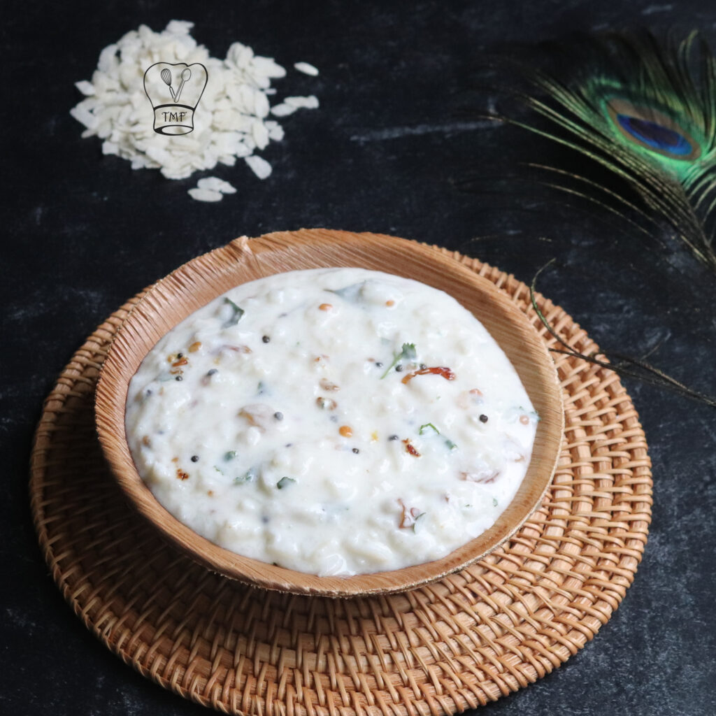 Curd poha | Dahi poha | Thayir Aval - Traditionally Modern Food
