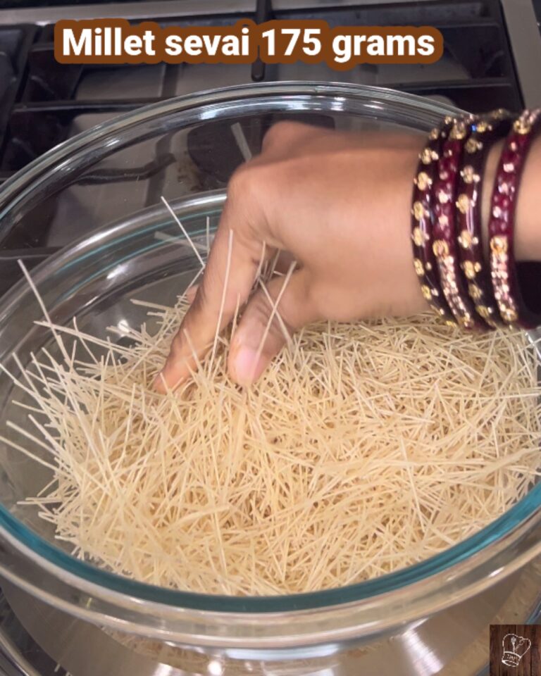 Millet Sevai | Thinai sevai | Masala sevai - Traditionally Modern Food