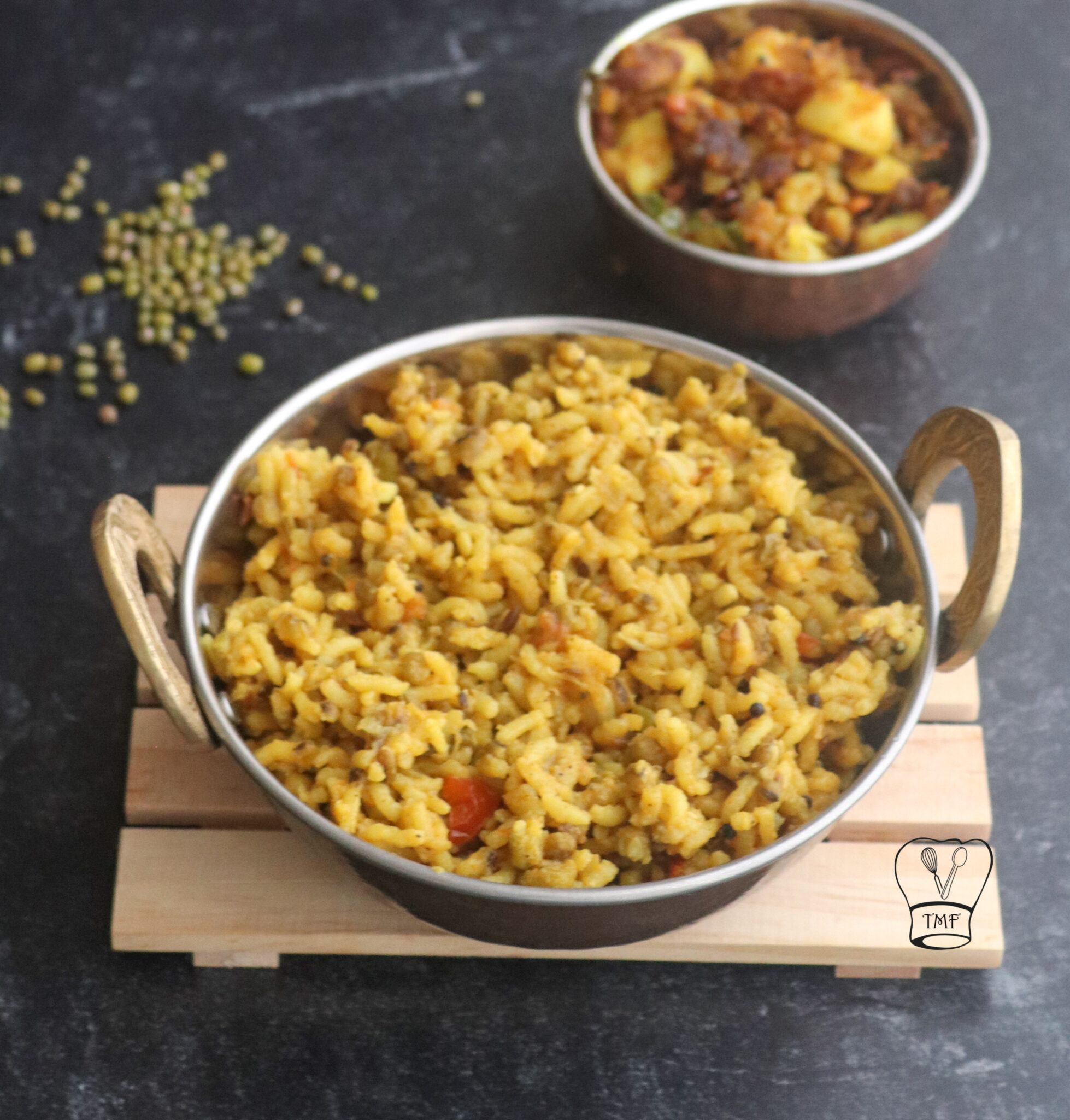 Pachai Payaru Sadham | Green moong rice - Traditionally Modern Food