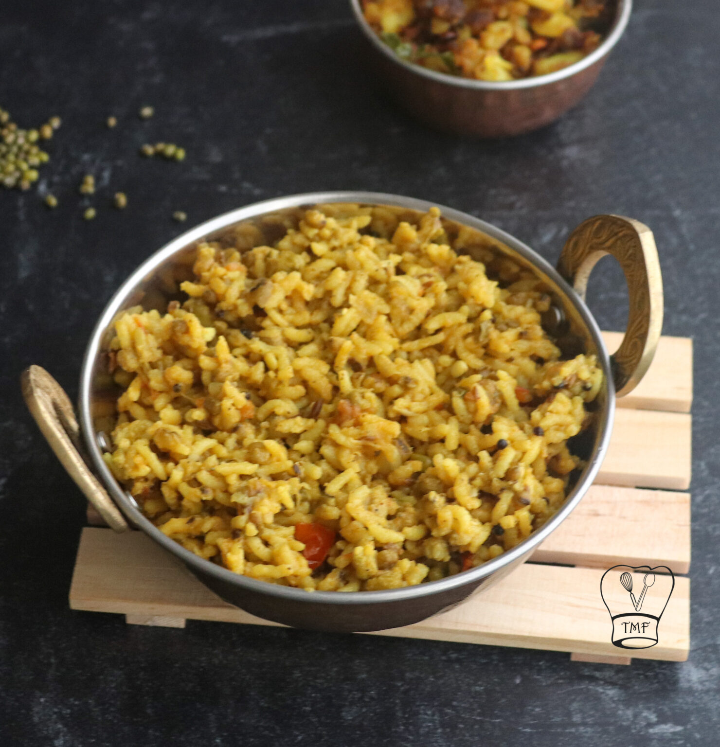 Pachai Payaru Sadham | Green moong rice - Traditionally Modern Food