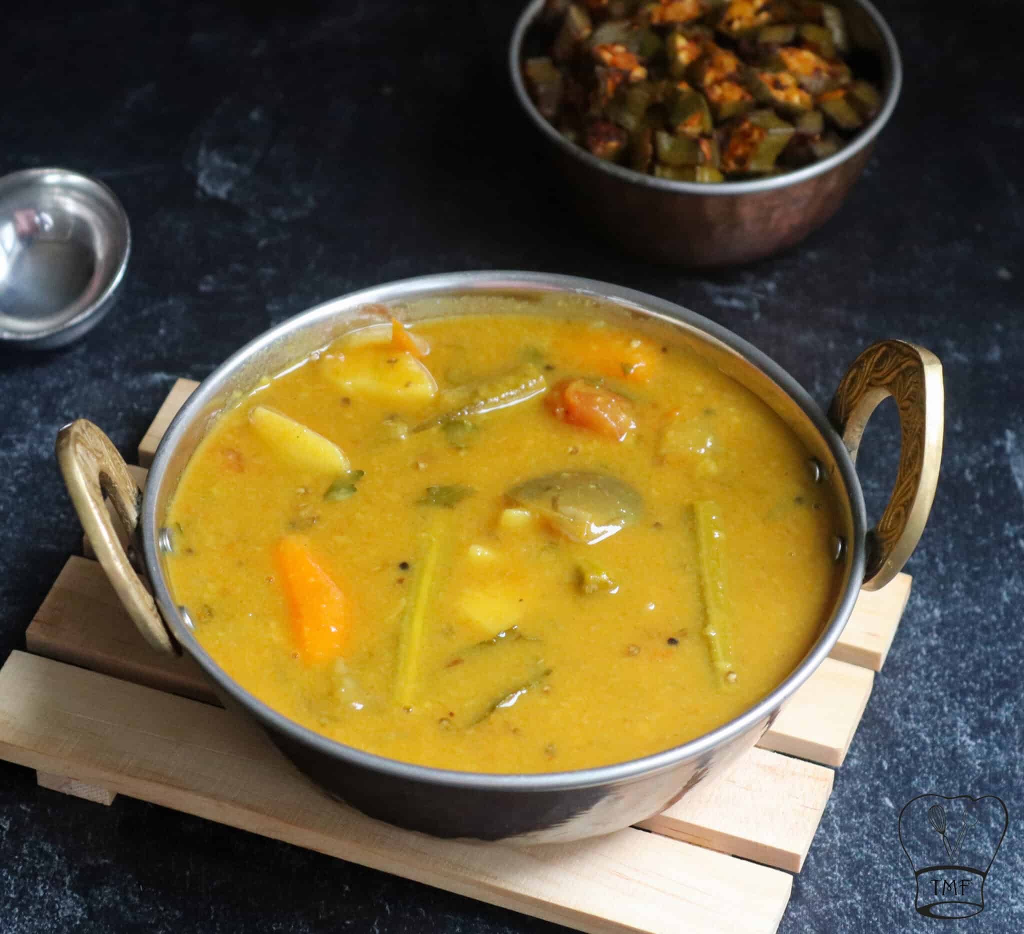 Cooker Sambar | Sambar in cooker - Traditionally Modern Food
