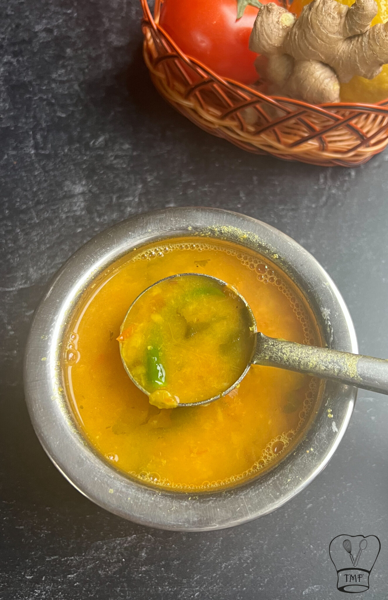 Lemon ginger Rasam | Elumichai inji rasam - Traditionally Modern Food