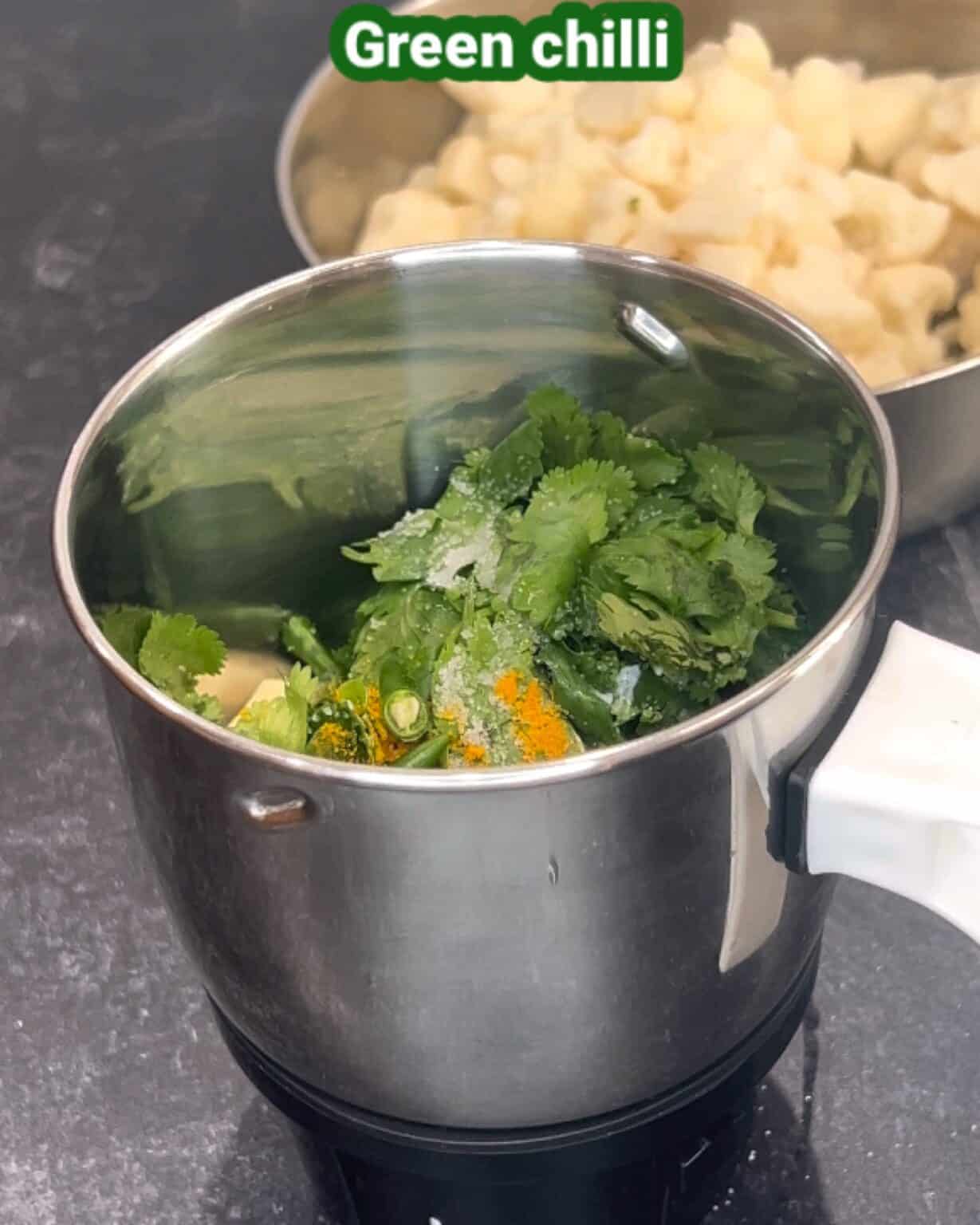 Cauliflower Malli | Gobi Malli - Traditionally Modern Food