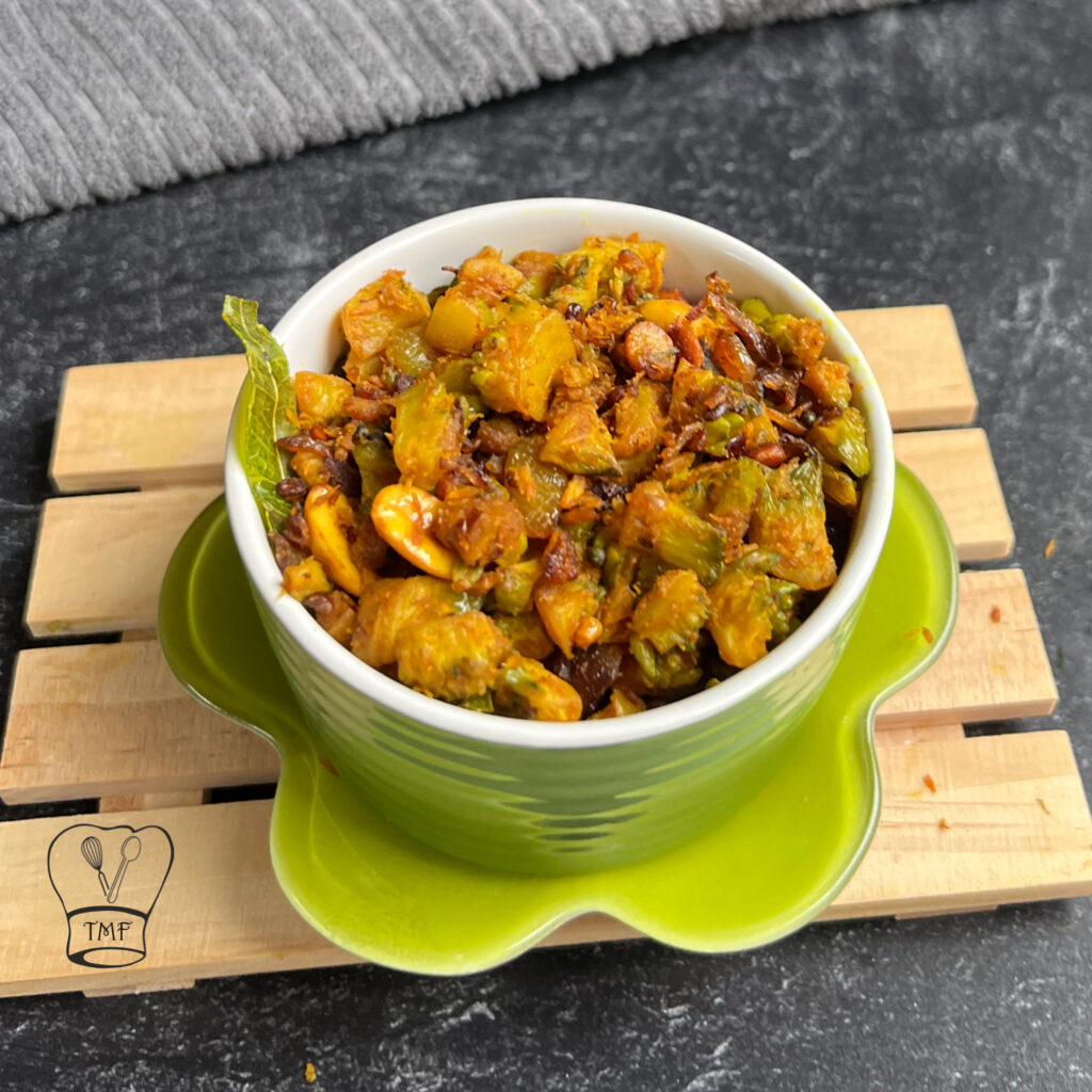 Pavakkai poriyal | Bitter gourd stir fry - Traditionally Modern Food