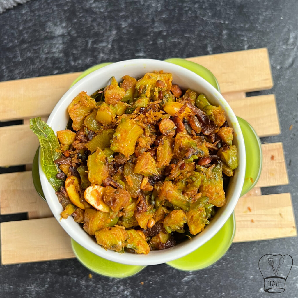 Pavakkai poriyal | Bitter gourd stir fry - Traditionally Modern Food