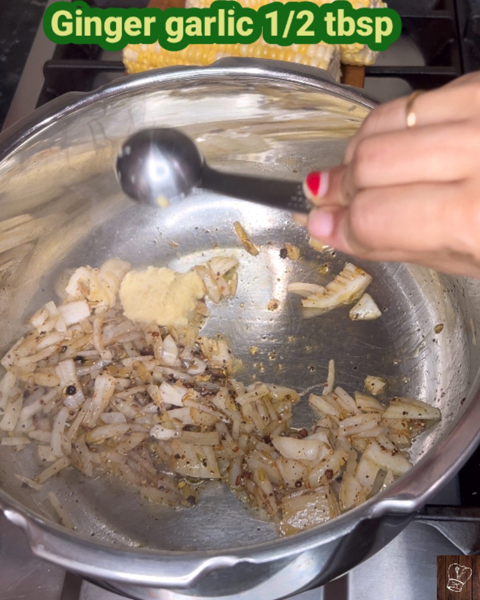 Spinach corn rice | Palak Makai pulao - Traditionally Modern Food