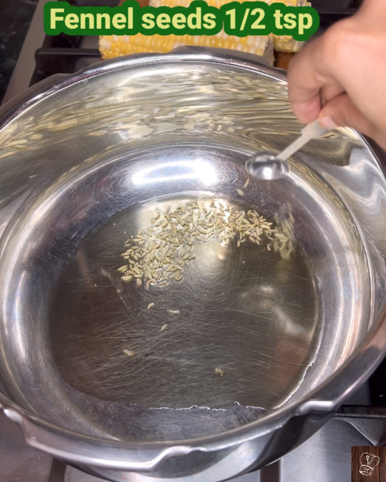 Spinach corn rice | Palak Makai pulao - Traditionally Modern Food