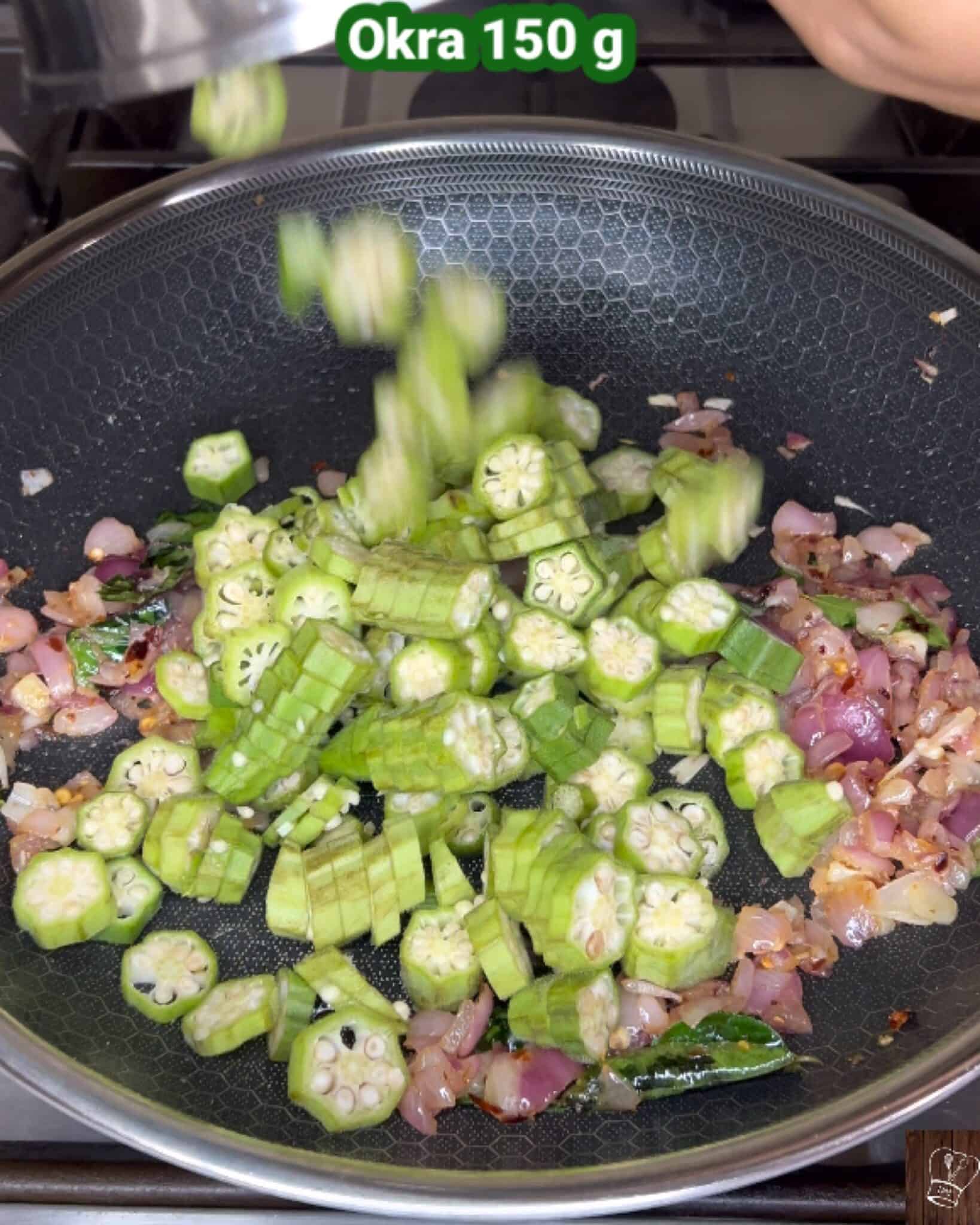 Vendakka Mezhukkupuratti | kerala style roasted okra - Traditionally ...