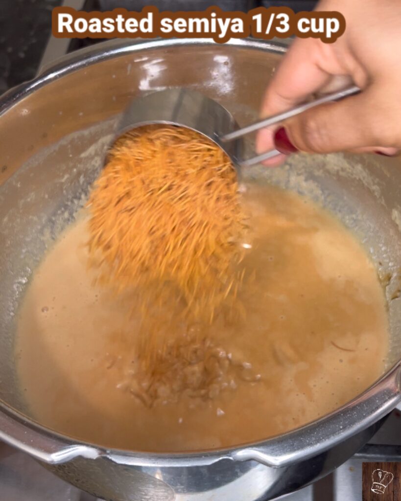 Caramel semiya payasam - Traditionally Modern Food