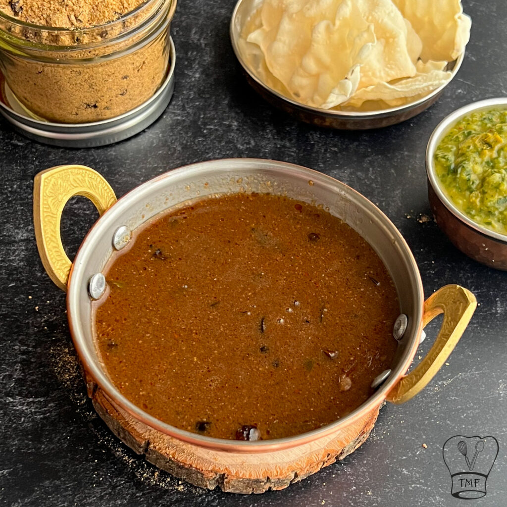 Vatha kuzhambu premix | instant vatha kulambu podi - Traditionally ...