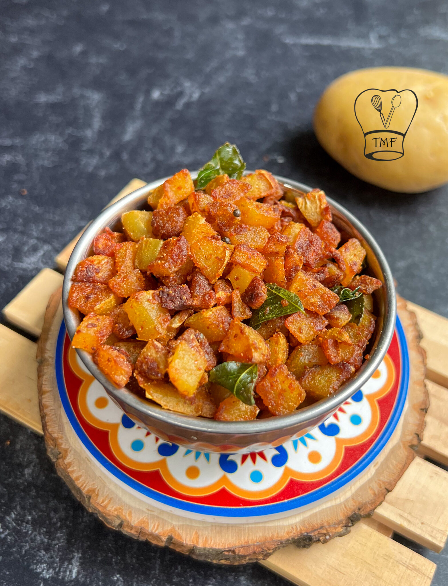 Crispy potato fry | aloo fry | urulai kara kar - Traditionally Modern Food