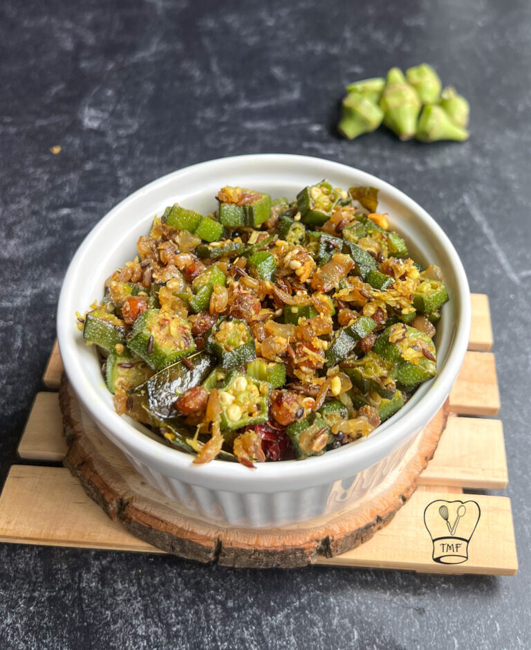 Hotel style Vendakkai poriyal | masala vendakka curry - Traditionally ...