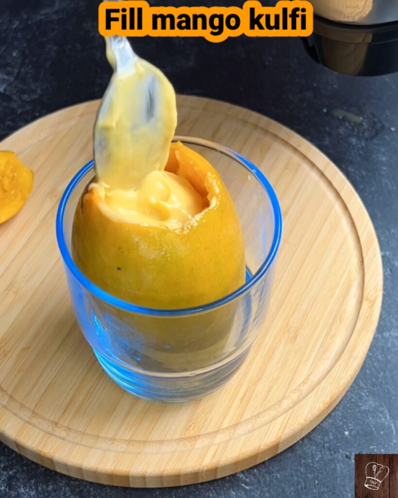 Mango stuffed kulfi | Stuffed Mango kulfi - Traditionally Modern Food