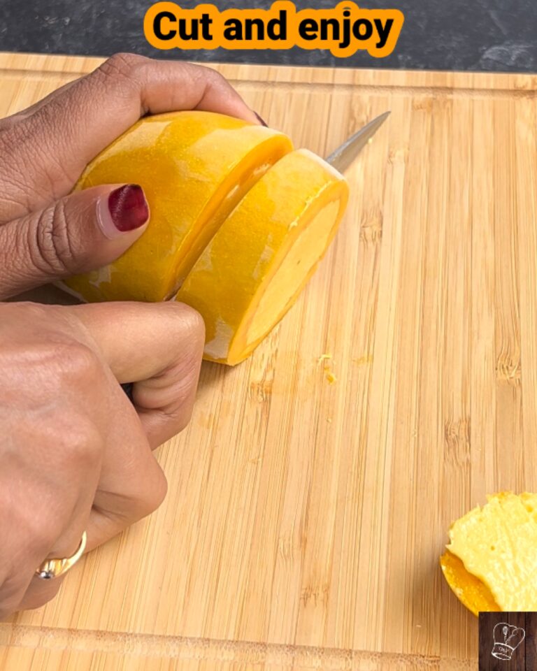 Mango stuffed kulfi | Stuffed Mango kulfi - Traditionally Modern Food