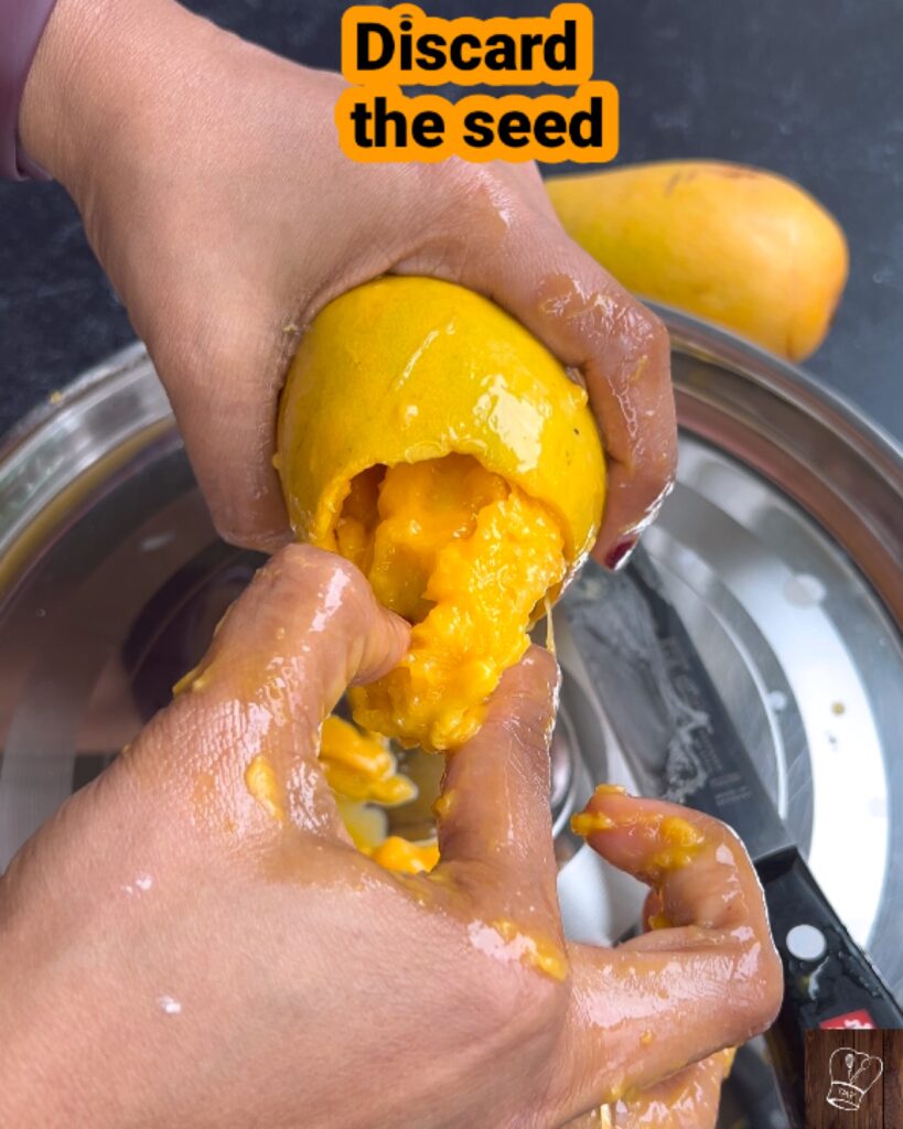 Mango stuffed kulfi | Stuffed Mango kulfi - Traditionally Modern Food