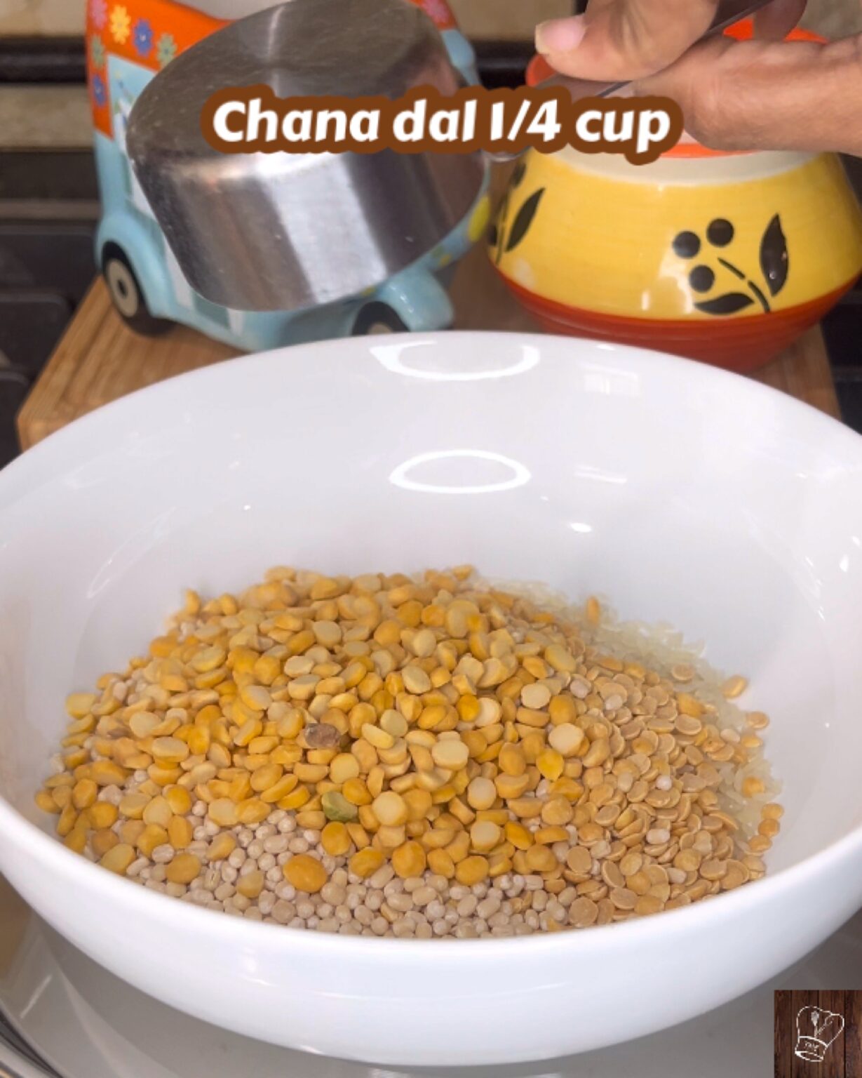 Thavala vadai | Mixed lentil fritter - Traditionally Modern Food