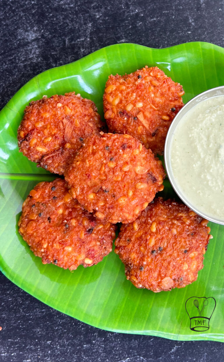 Thavala vadai | Mixed lentil fritter - Traditionally Modern Food