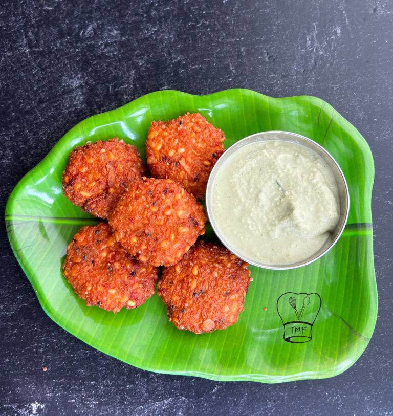 Thavala vadai | Mixed lentil fritter - Traditionally Modern Food