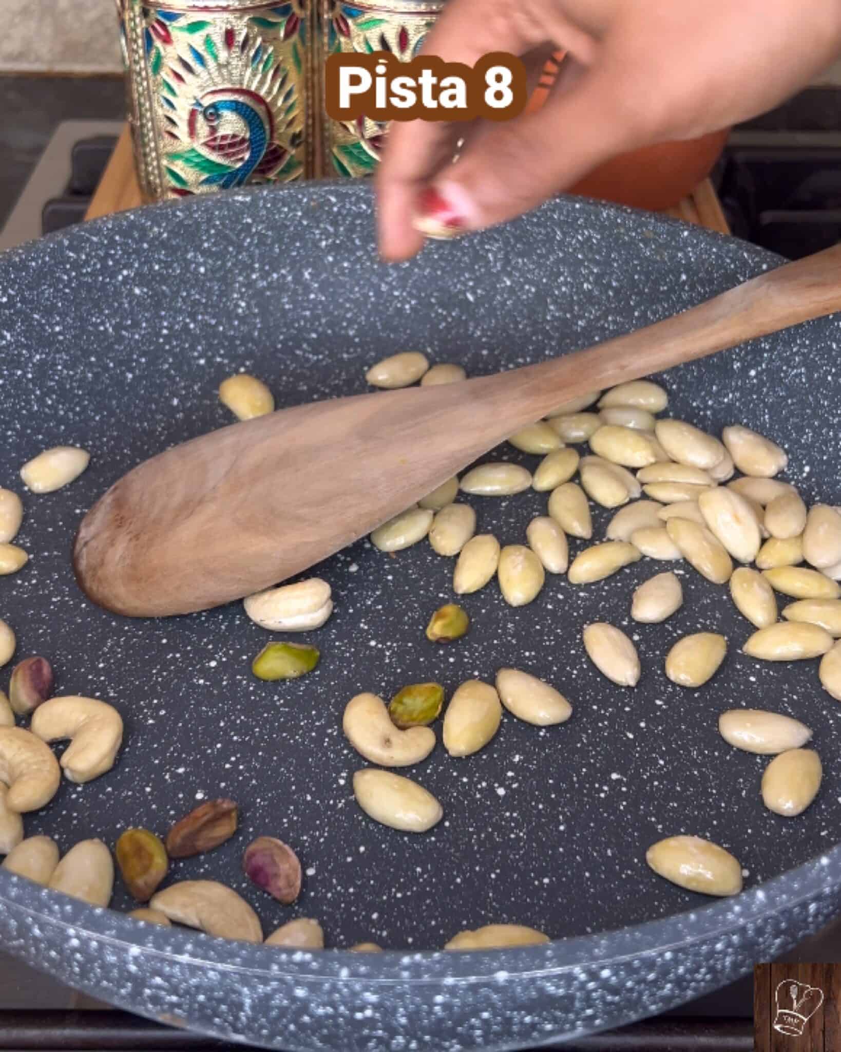 Badam milk powder | homemade badam milk premix - Traditionally Modern Food