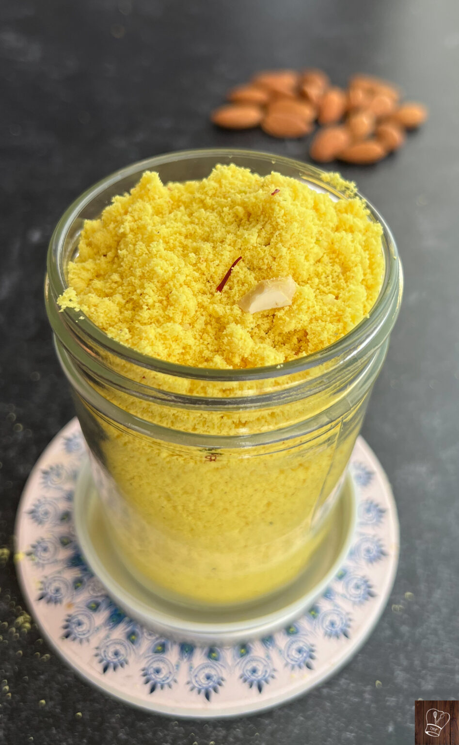 Badam milk powder | homemade badam milk premix - Traditionally Modern Food