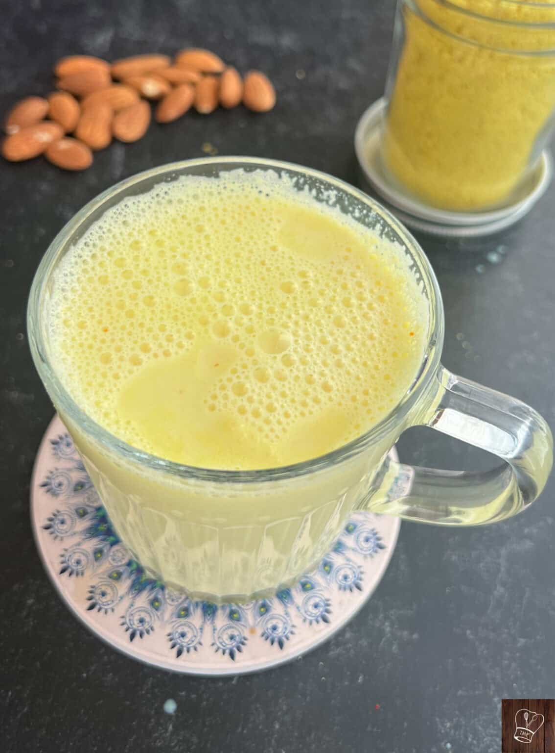 Badam milk powder | homemade badam milk premix - Traditionally Modern Food
