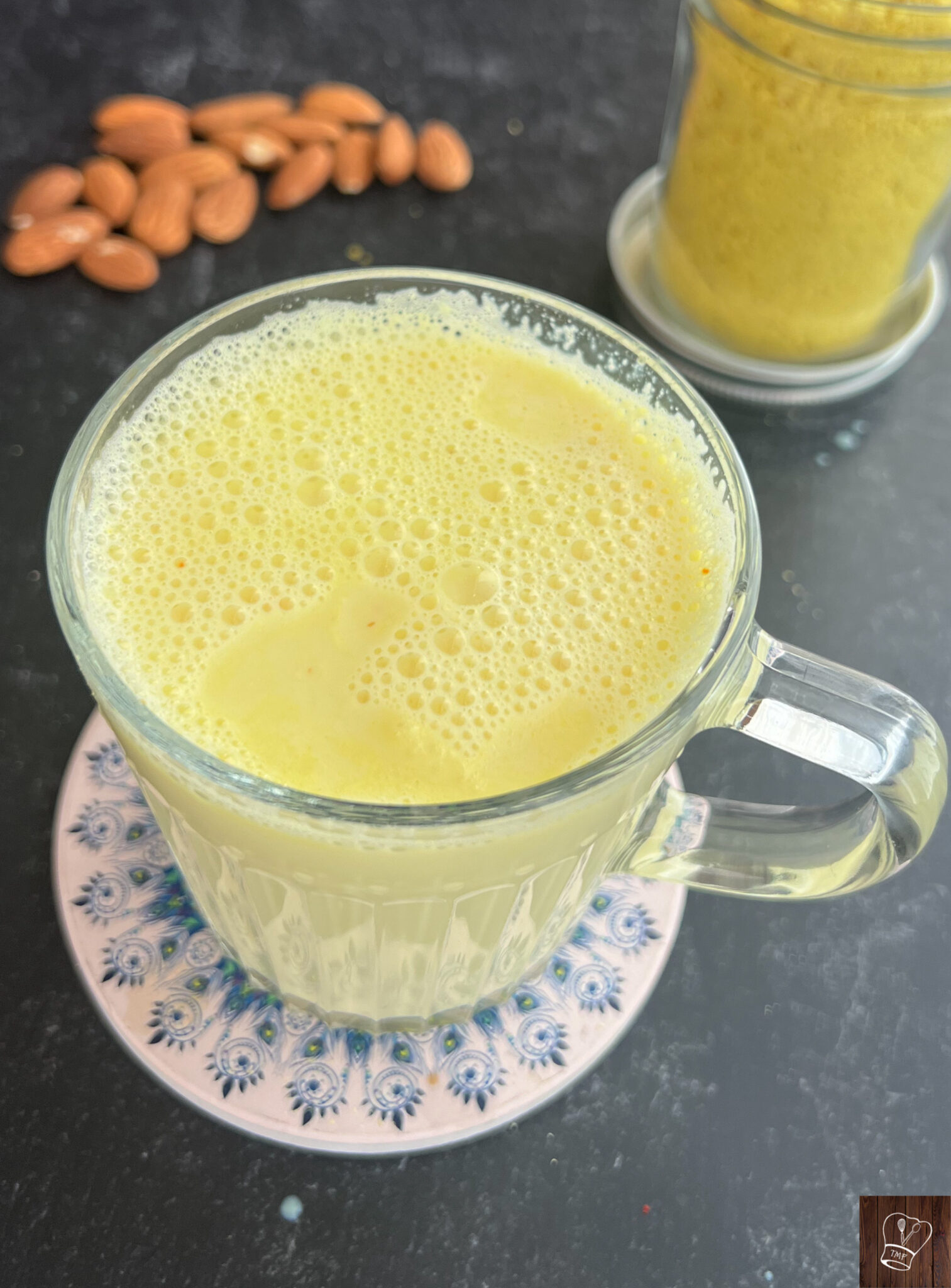 Badam milk powder | homemade badam milk premix - Traditionally Modern Food