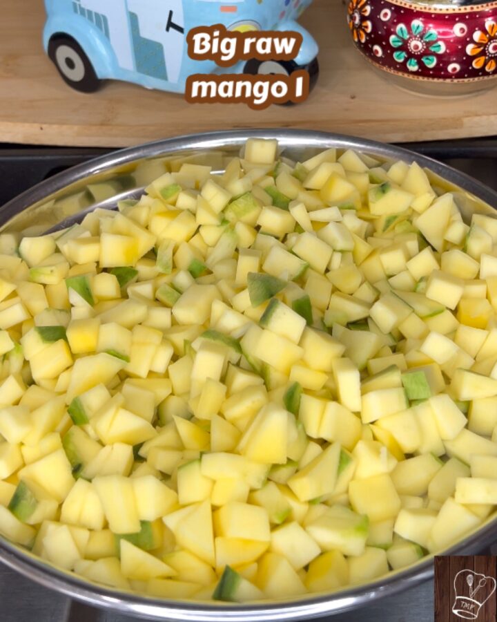 Kerala style Mango pickle | pacha mango Achar - Traditionally Modern Food