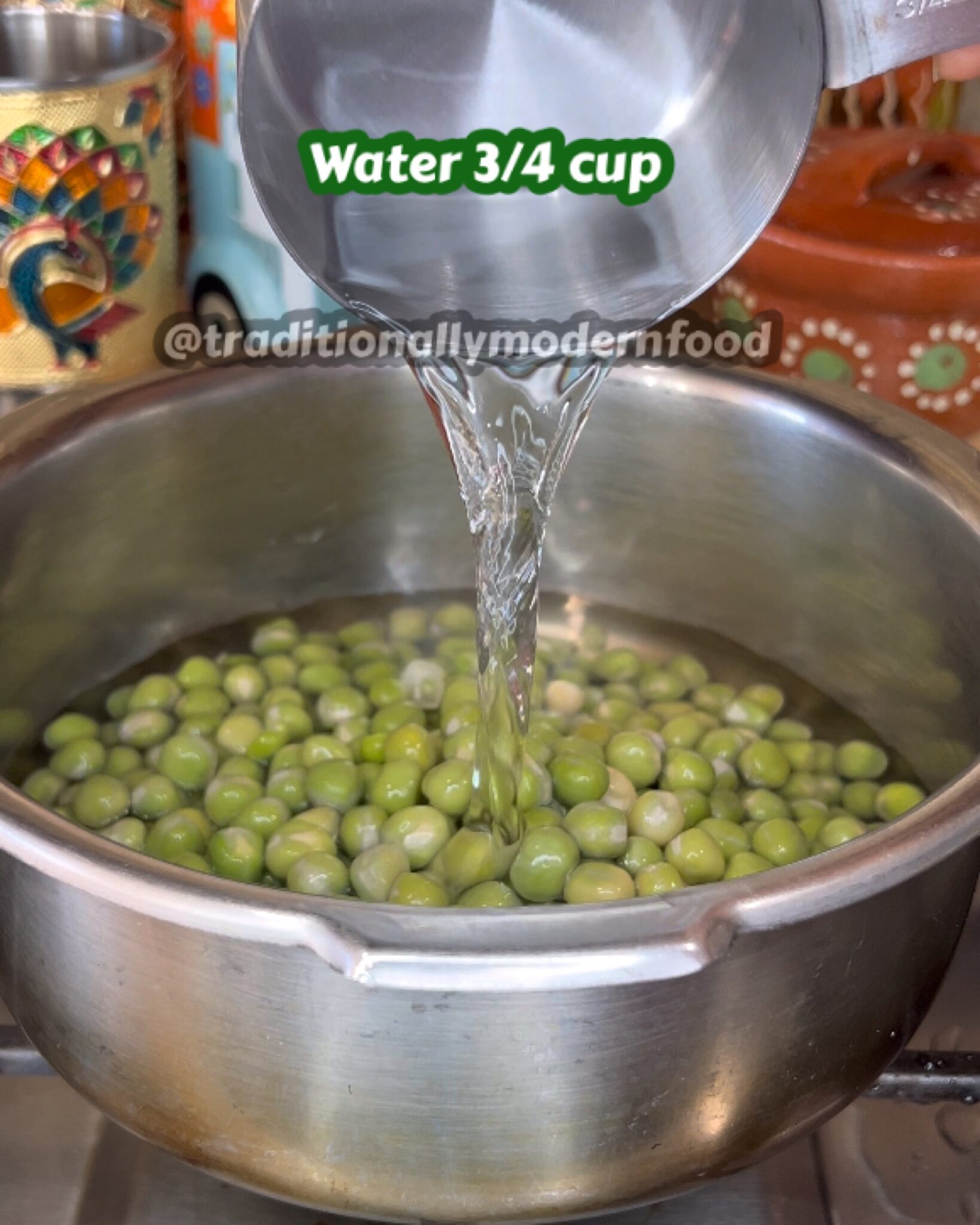 Pachai Pattani Sundal | green peas Sundal - Traditionally Modern Food