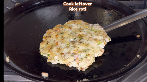 Leftover Rice Roti | Akki Roti - Traditionally Modern Food