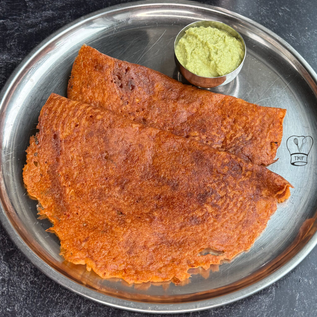 Instant Masoor dal dosa | Tomato dosai - Traditionally Modern Food