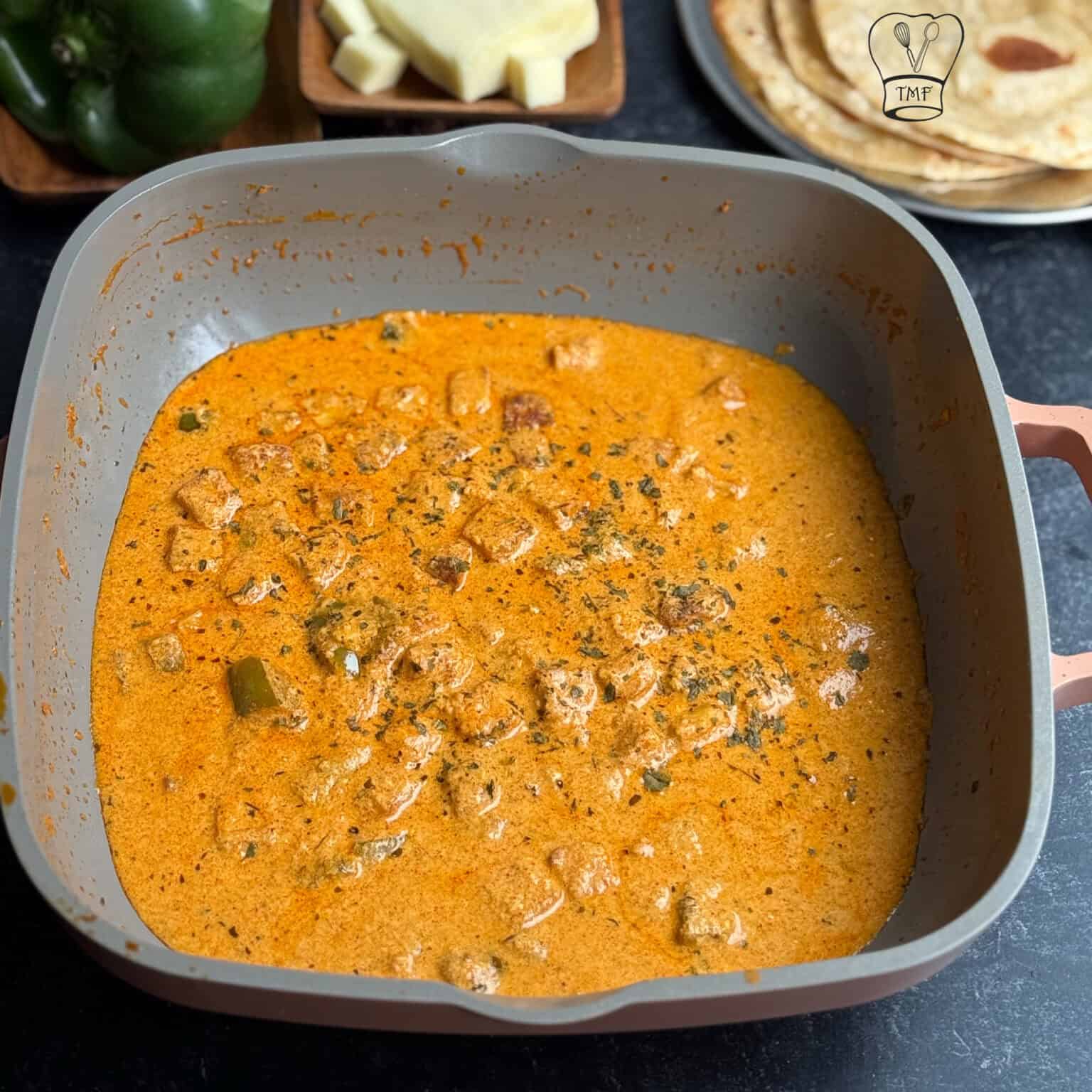 Dahi Wala Paneer | Dhaba style paneer yogurt curry - Traditionally ...