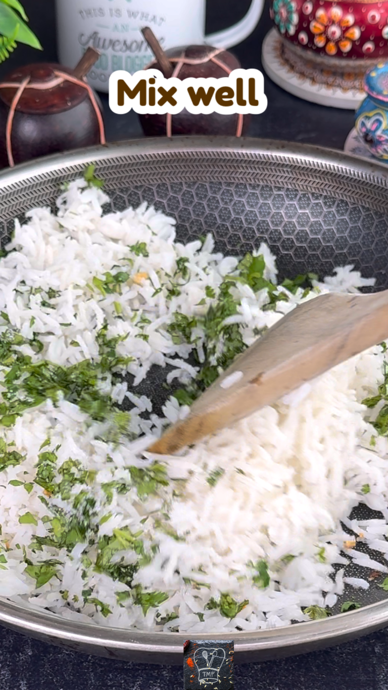Herb Rice | Buttered Herb Rice - Traditionally Modern Food