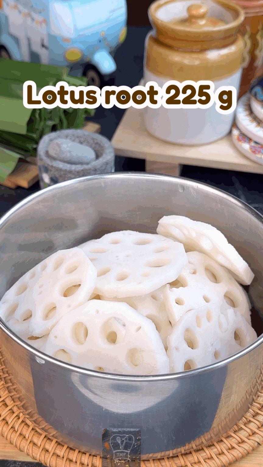 Lotus root Curry | lotus stem fry - Traditionally Modern Food